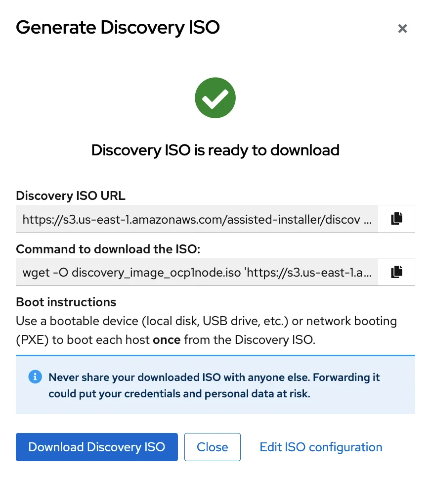 Visual Guide to Single Node OpenShift Deploy